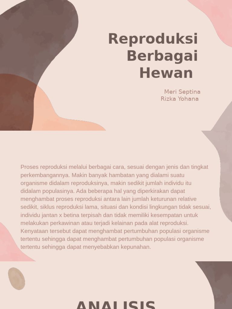 Reproduksi Berbagai Hewan Fix | PDF