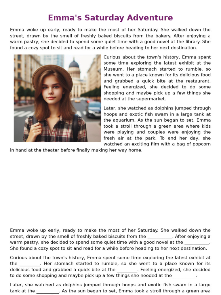 Emma Around Town | PDF