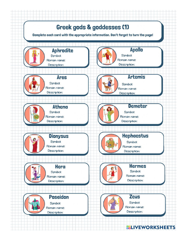 Greek mythology gods | PDF