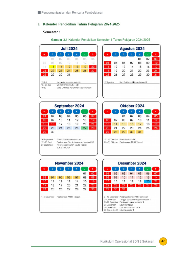 Kaldik 2024-2025 | PDF