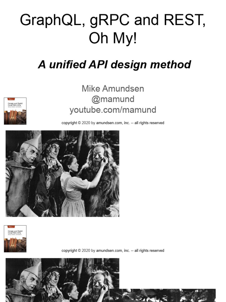 2020 09 Unified Api Design | PDF