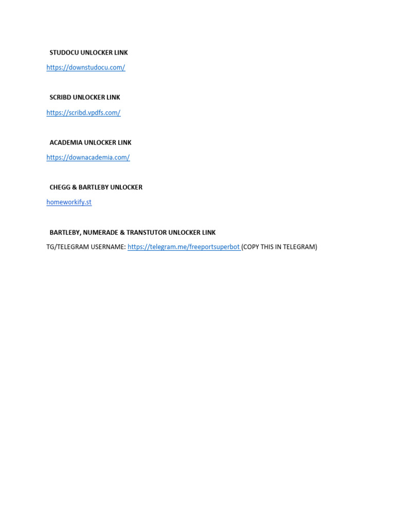 Academic Unlockers | PDF