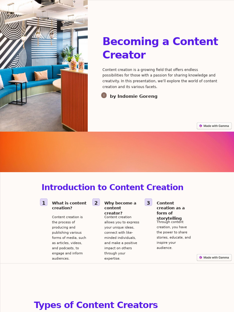 Becoming A Content Creator | PDF