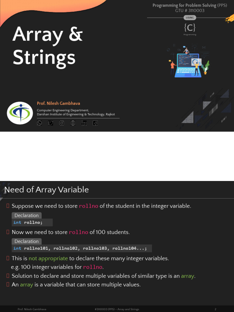 Array String | PDF