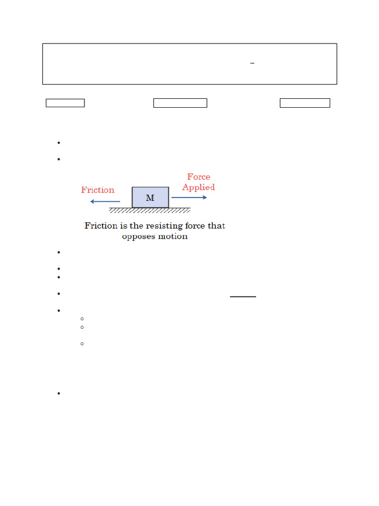 Science - Ch-10 Friction Notes (VIII) | PDF
