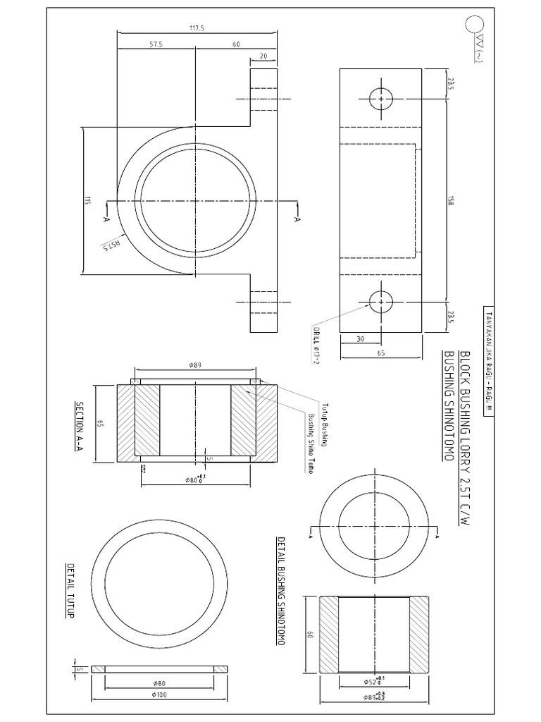 Block Lorry 2.5T C.W Bushing Shinotomo | PDF