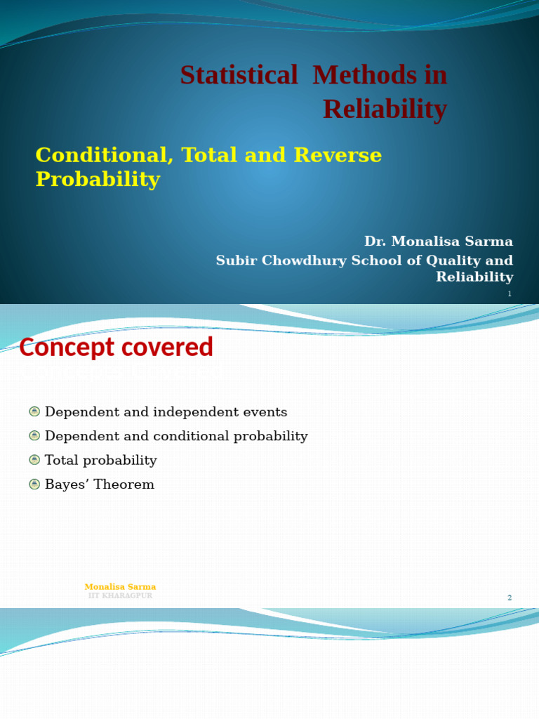 SMR 4 Probability Theory II | PDF