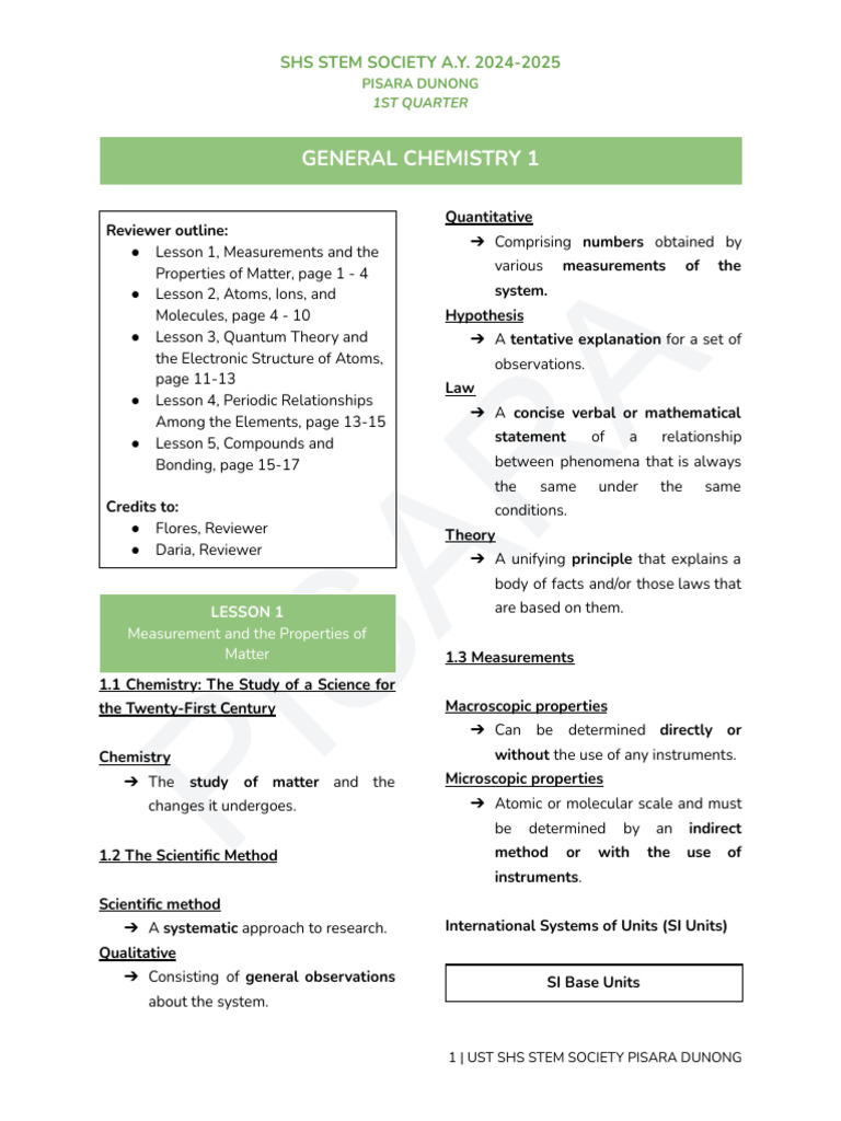 Grade 12 Genchem | PDF