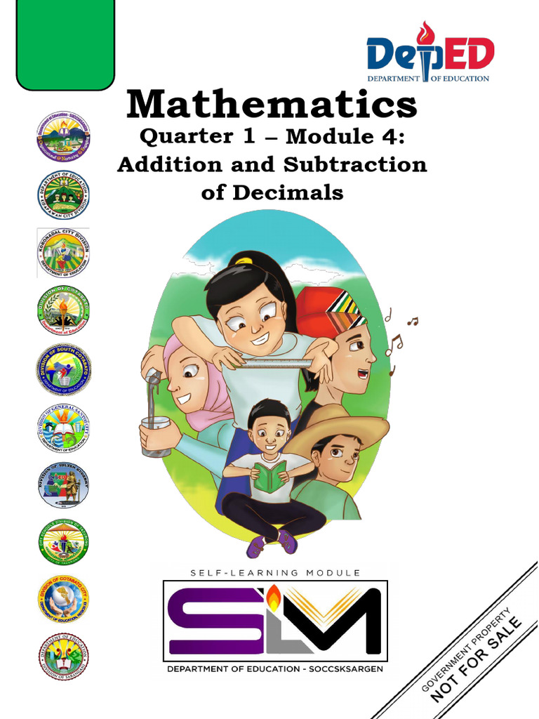 Math6 - q1 - Mod4of8 - Addition and Subtraction of Decimals 1 1 | PDF