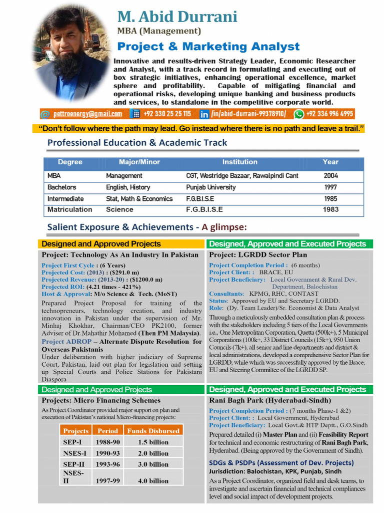 0011 Durrani Res Econ, Analytics | PDF