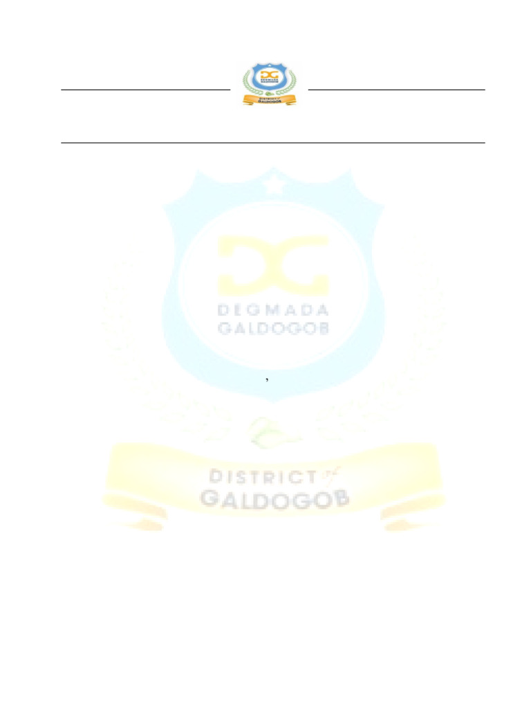 Warqad Shaqo Joojin | PDF