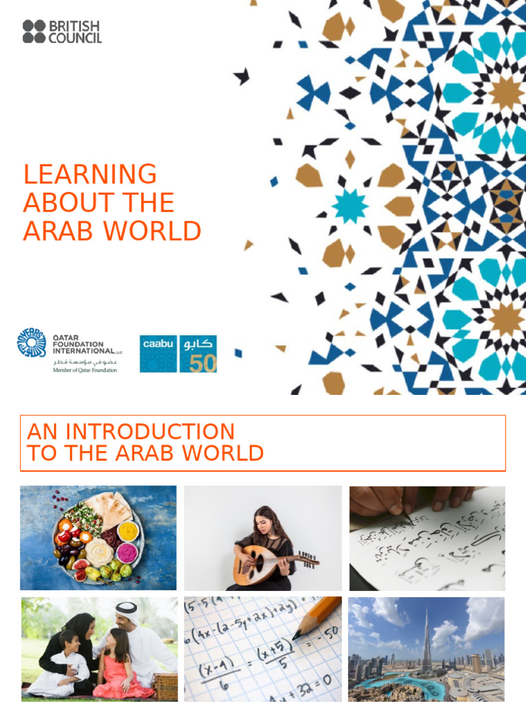 Learning About The Arab World Part 1 - Arabic Language and Arab Culture ...