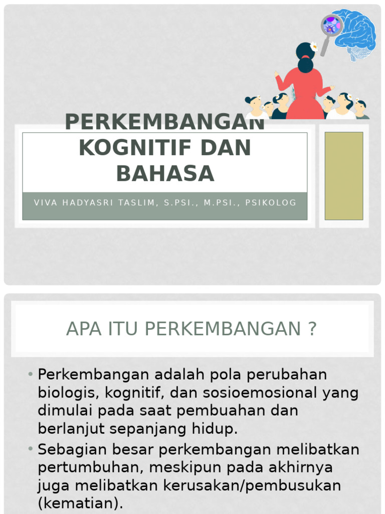 Perkembangan Kognitif Dan Bahasa 2 | PDF
