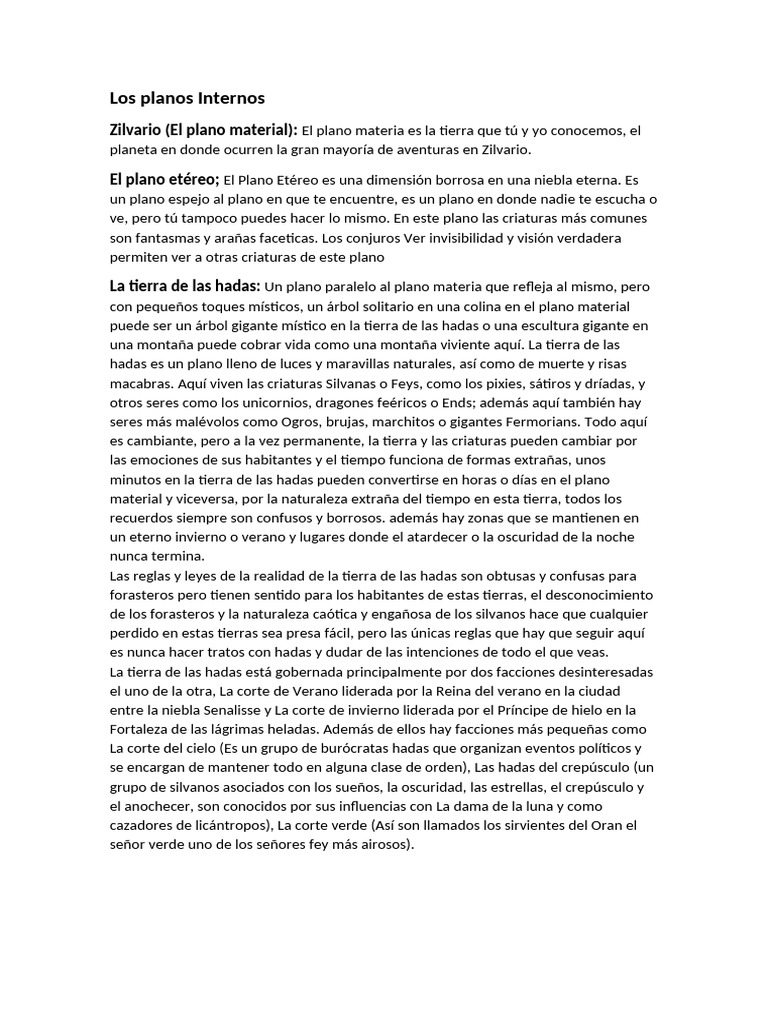 Los Planos | PDF