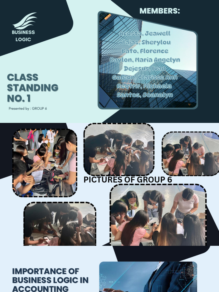 Business Logic Class Standing No.1 | PDF