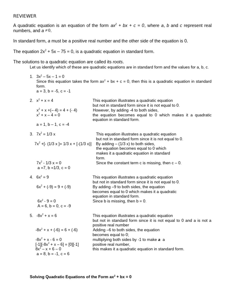 MATH-9-Q1-REVIEWER | PDF