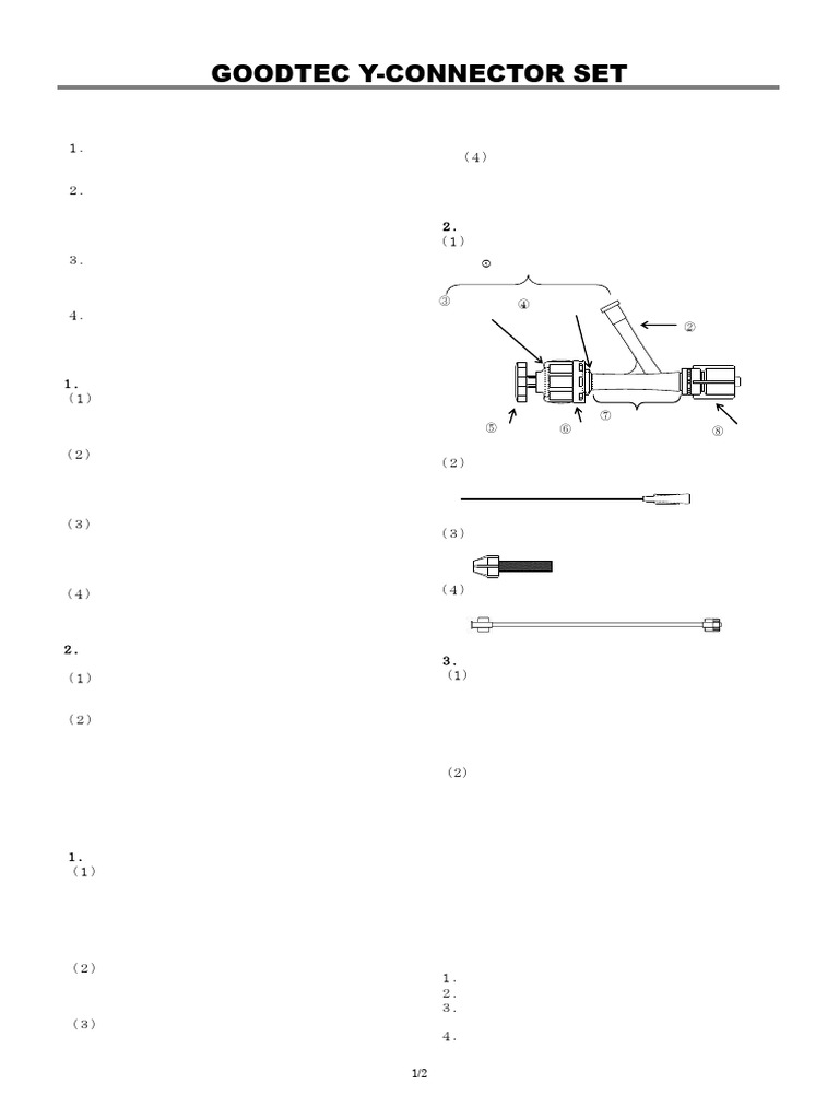 Medical Y-Connector Guidelines | PDF | Percutaneous Coronary ...