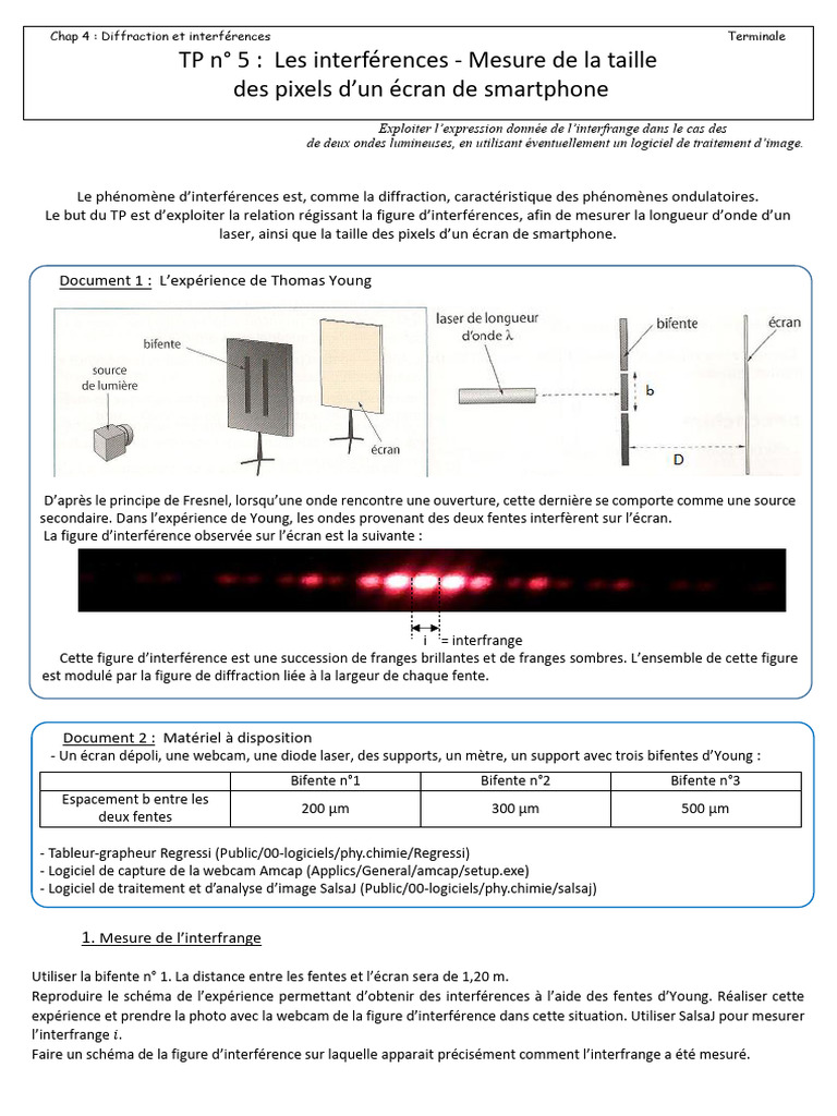 TP05 Chap4 TS Interferences | PDF