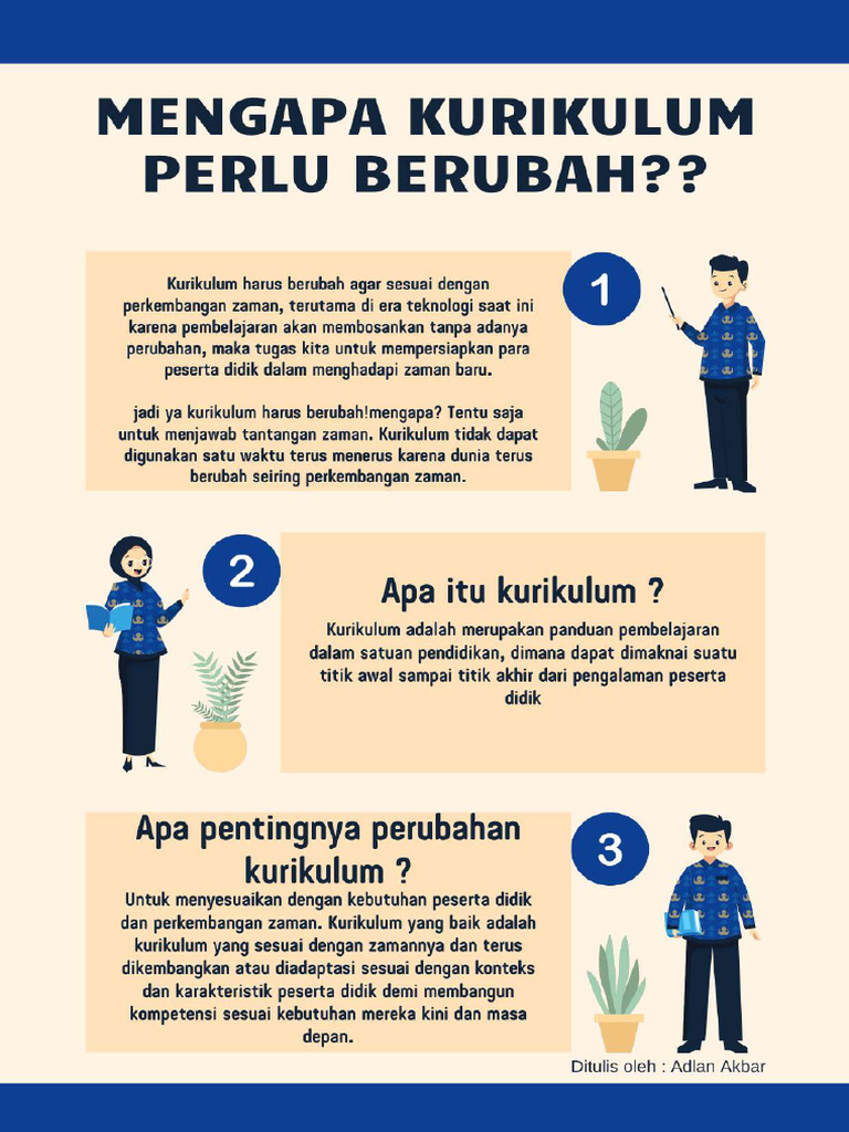 Mengapa Kurikulum Perlu Berubah | PDF