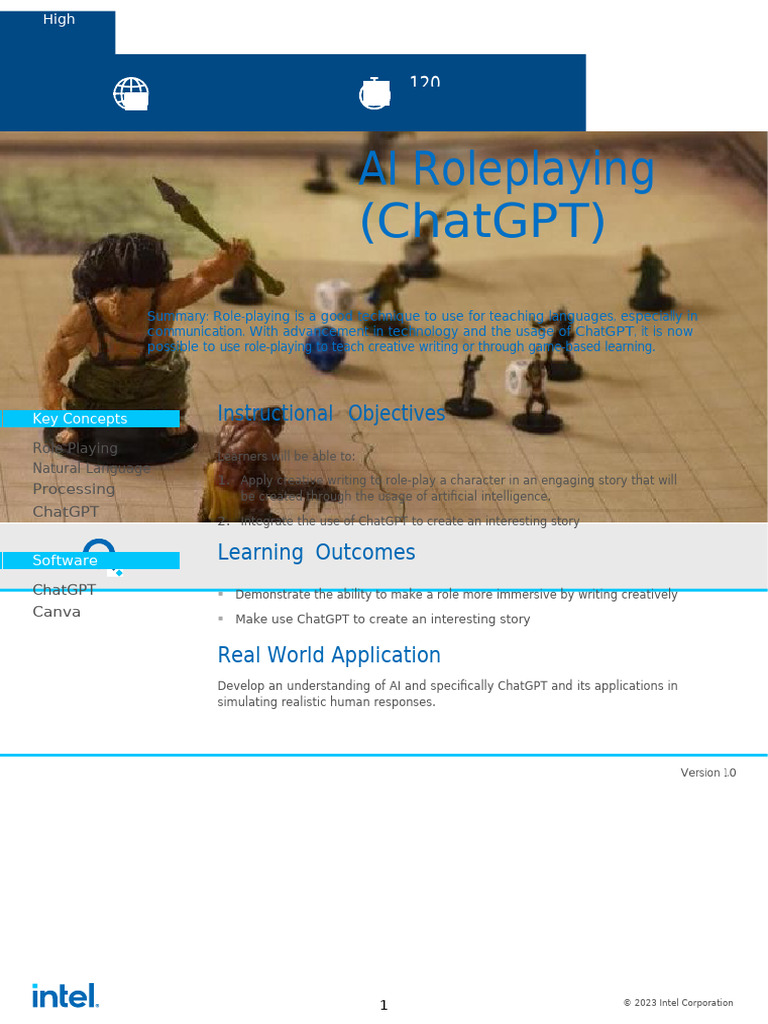 Educator Guide - ChatGPT AI Roleplaying | PDF