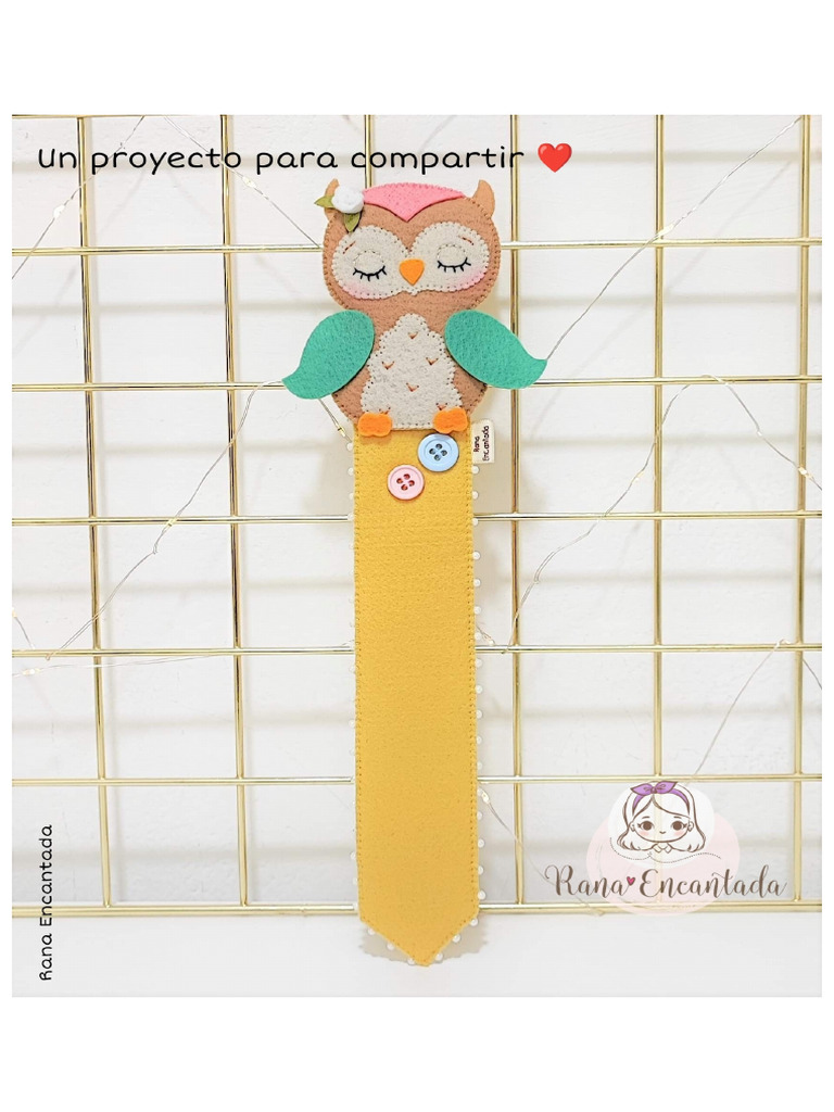 Coruja Marca Pagina FREE Rana Encantada | PDF