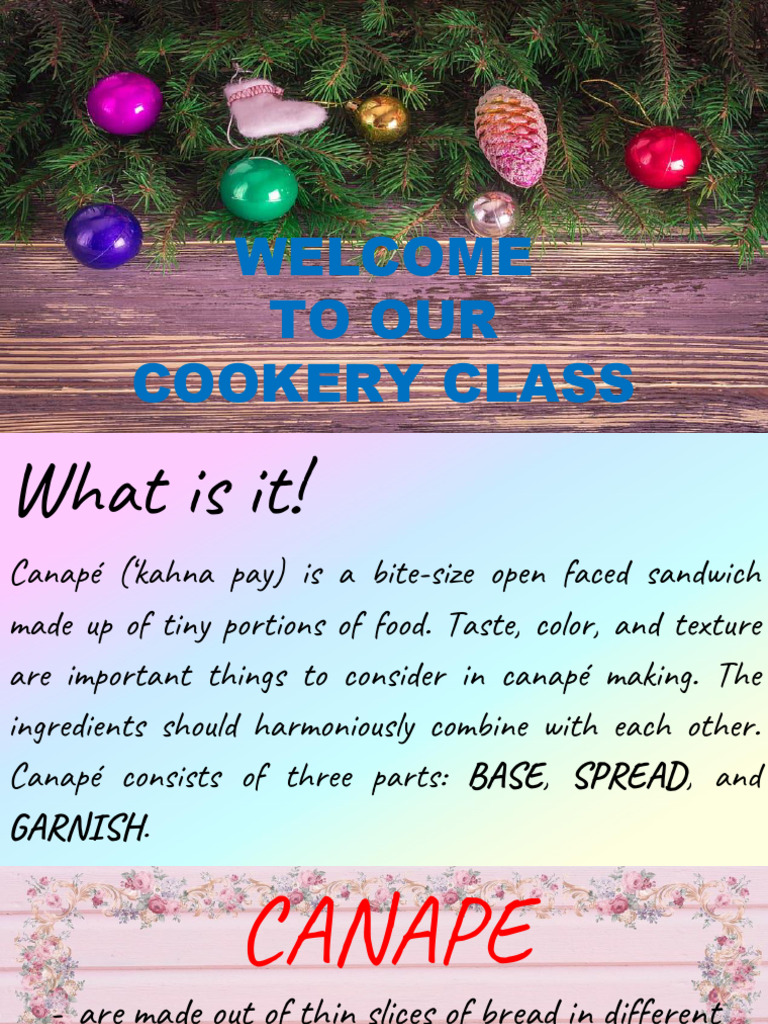 Parts of Canape | PDF