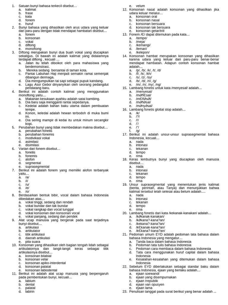 Bindo XI Bahasa Peminatan K13 | PDF