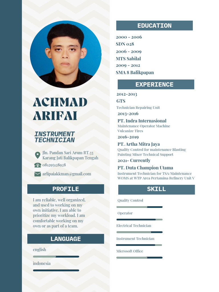 CV Achmad Arifai | PDF