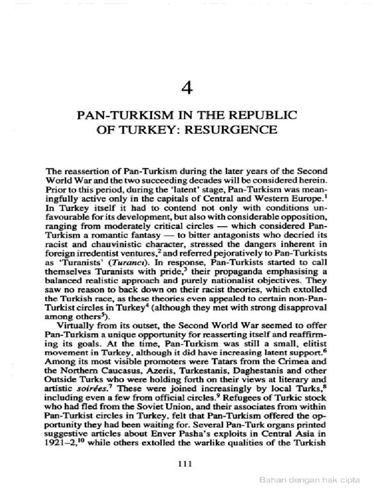 Pan Turkism | PDF