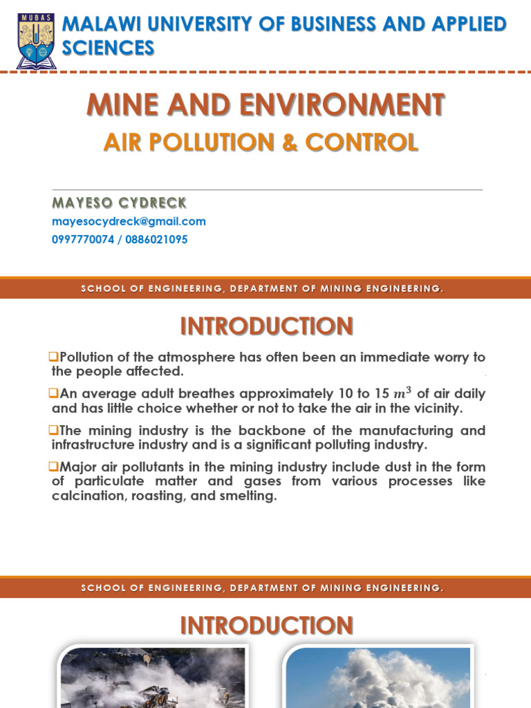 Air Pollution & Control | PDF | Adsorption | Technology & Engineering