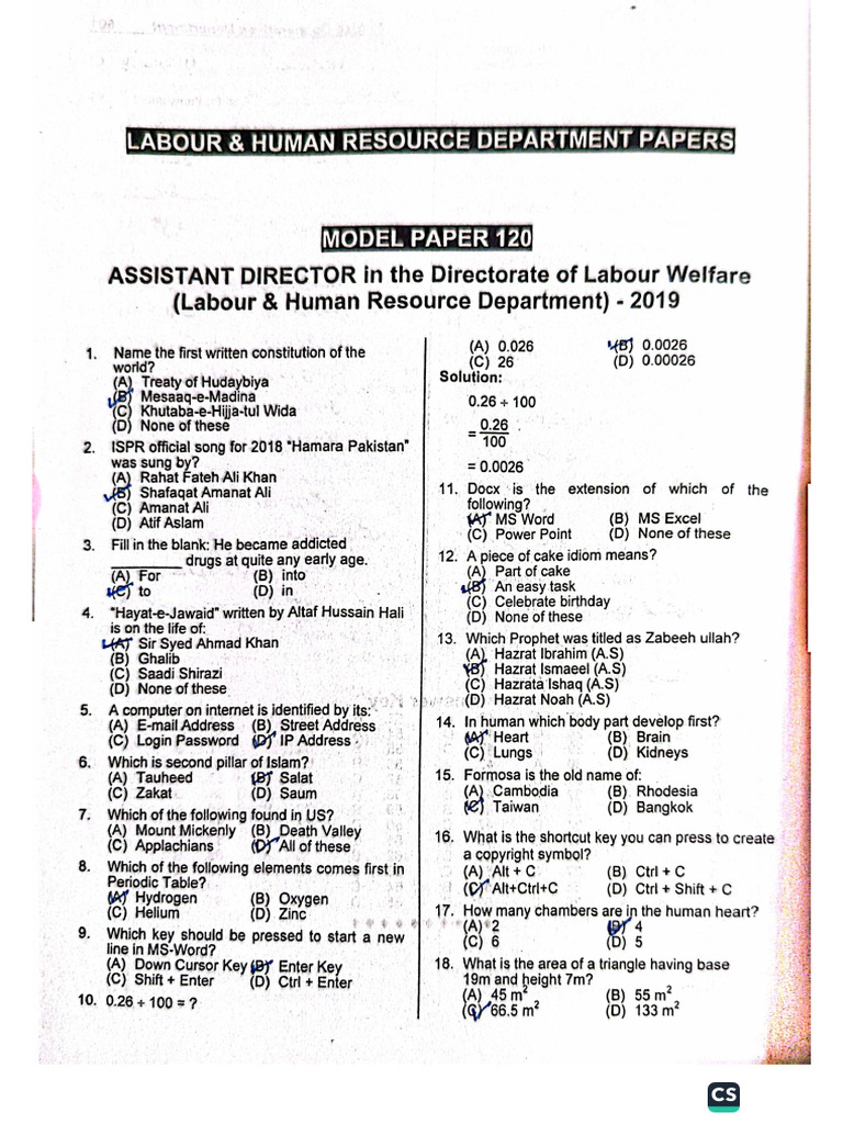 Labour and Human Resources Paper 120 | PDF