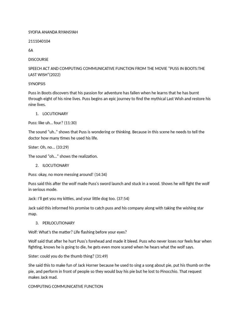 Contoh Laporan Discourse | PDF