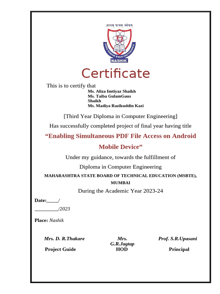 2. Certificate | PDF