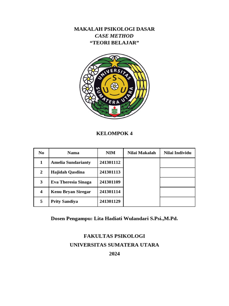 D - Kelompok 4 - Case Method | PDF