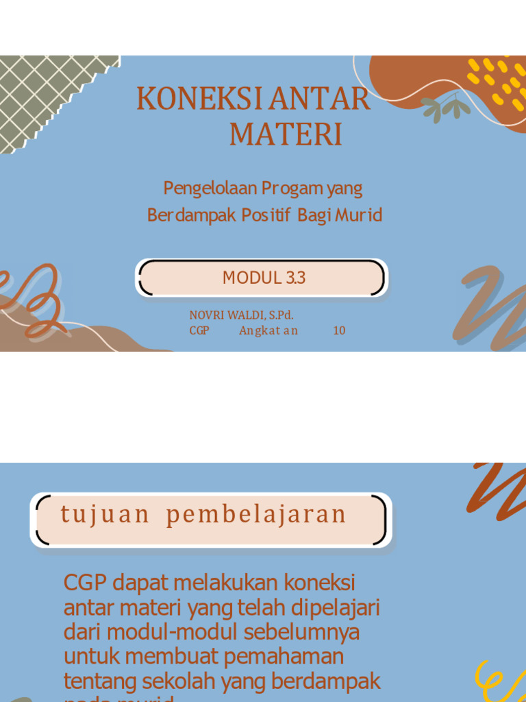 Koneksi Antar Materi 3.3 | PDF