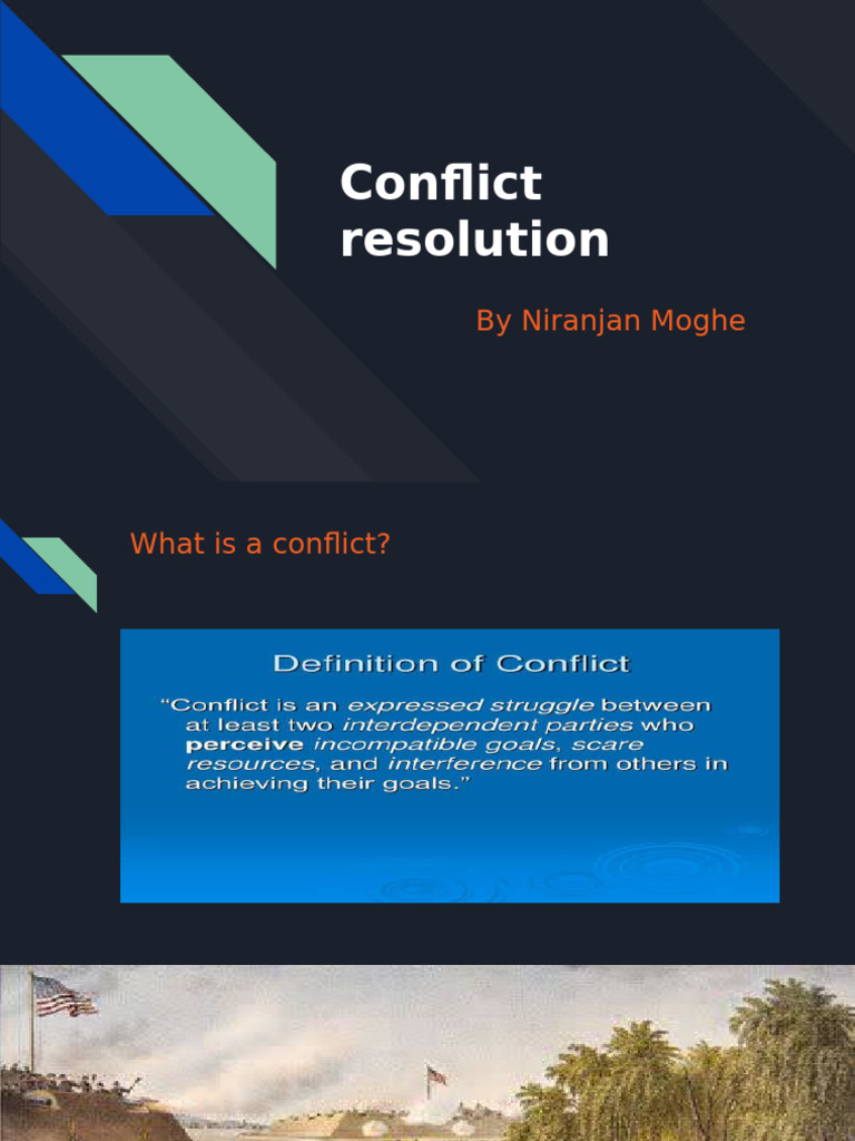 Conflict Resolution | PDF