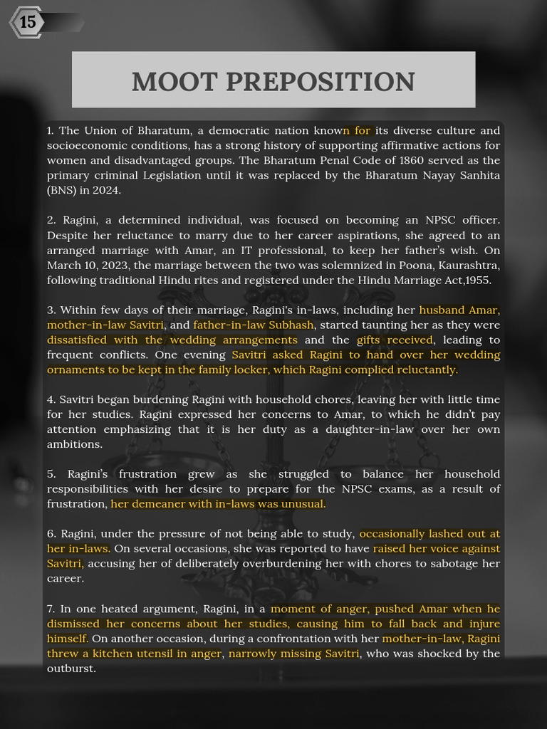 Brochure - 3rd Intra-College Moot Court Competition, 2024 Copy-2 | PDF