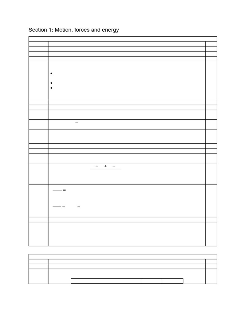 Physics WB - Section 1 Answers | PDF | Force | Velocity