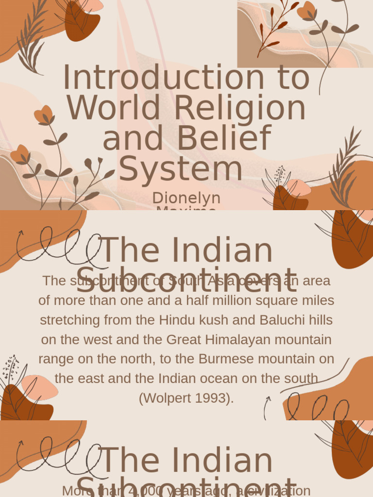 Introduction To World Religion and Belief System 20240815 130019 0000 | PDF