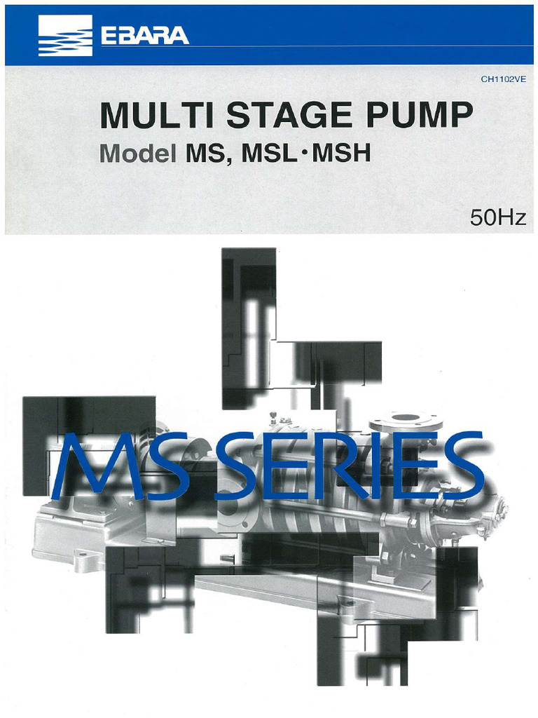 EBARA Multistage Pumps Model MS Series | PDF