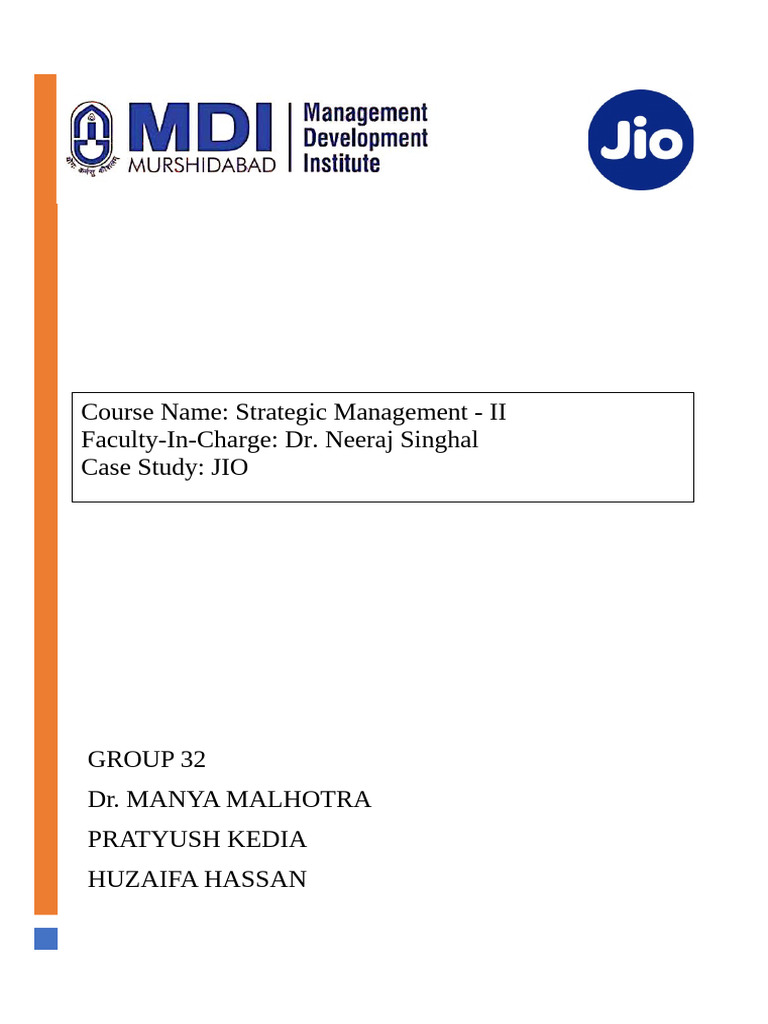 JIO CASE STUDY | PDF