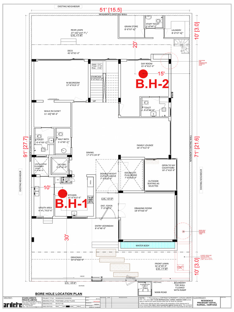 Bore Hole Location Plan | PDF