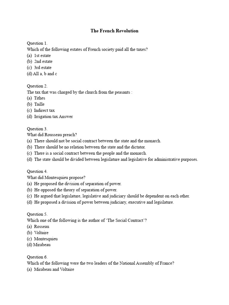 The French Revolution | PDF