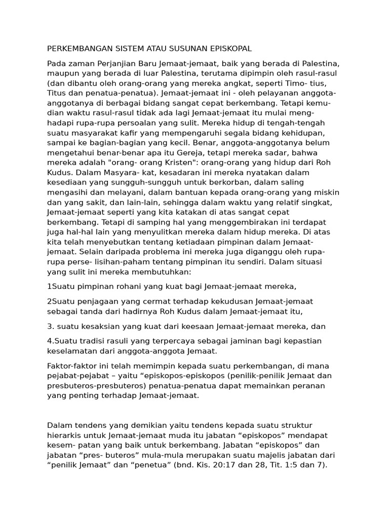 EPISKOPAL | PDF