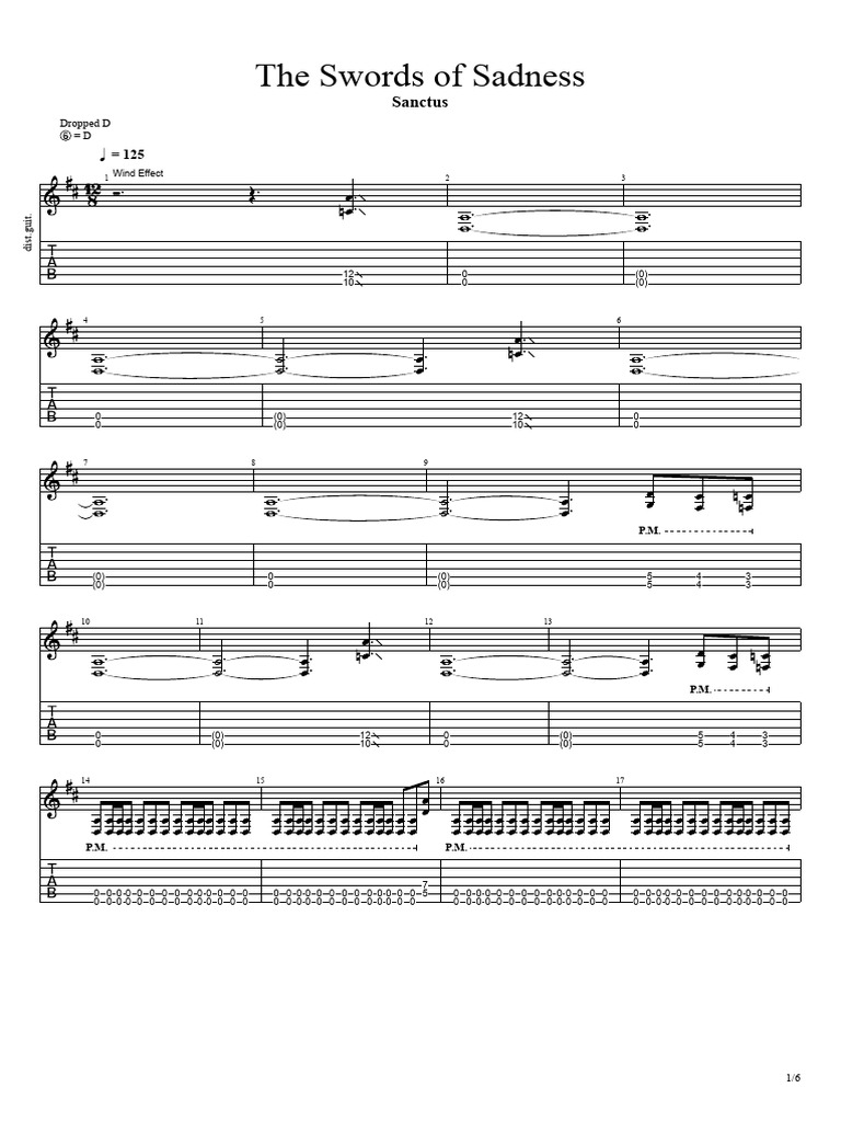 The Swords of Sadness Rhythm | PDF