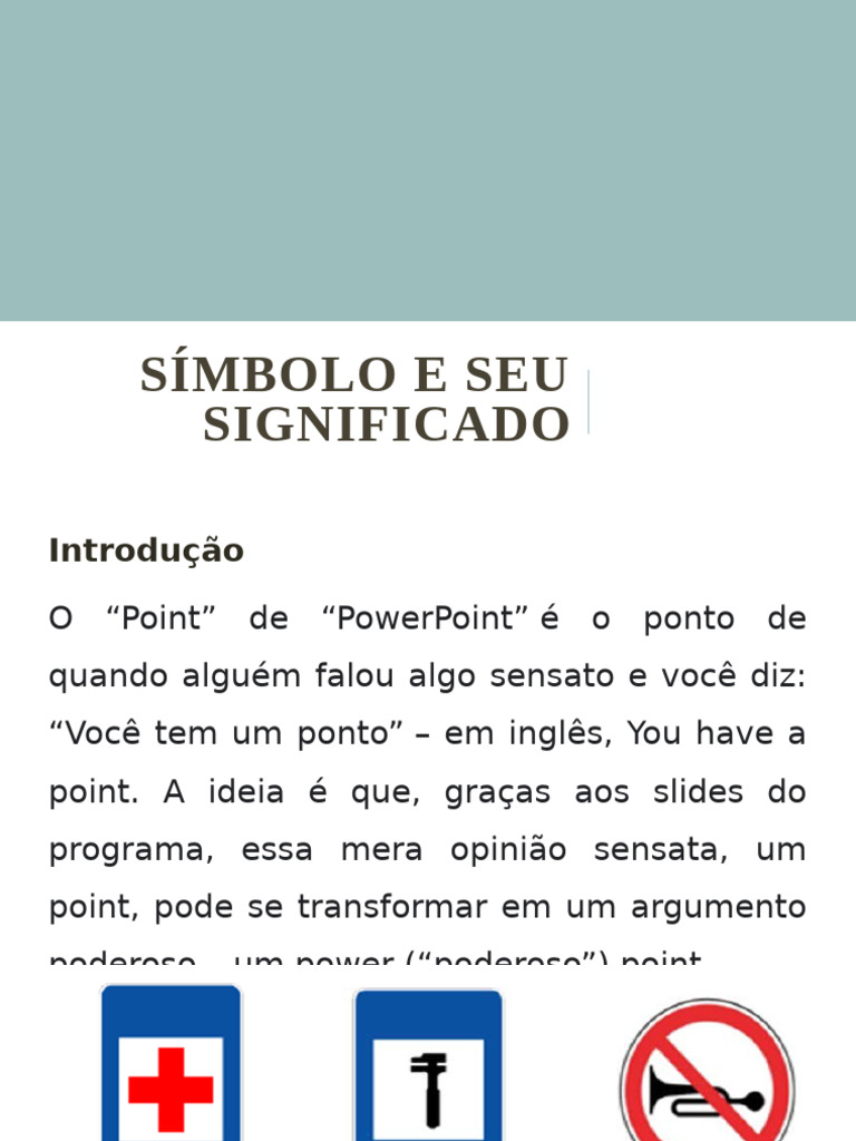 Símbolo e Seu Significado | PDF