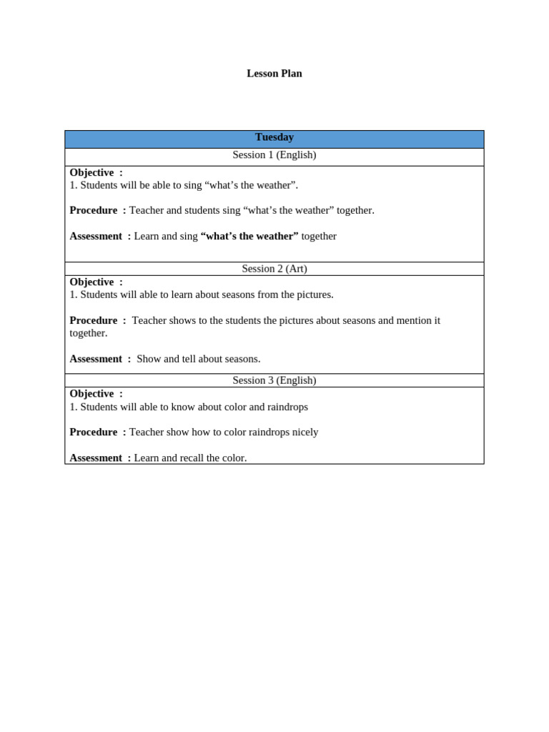 Lesson Plan Microteching Little Heroes Educ - 110157 | PDF