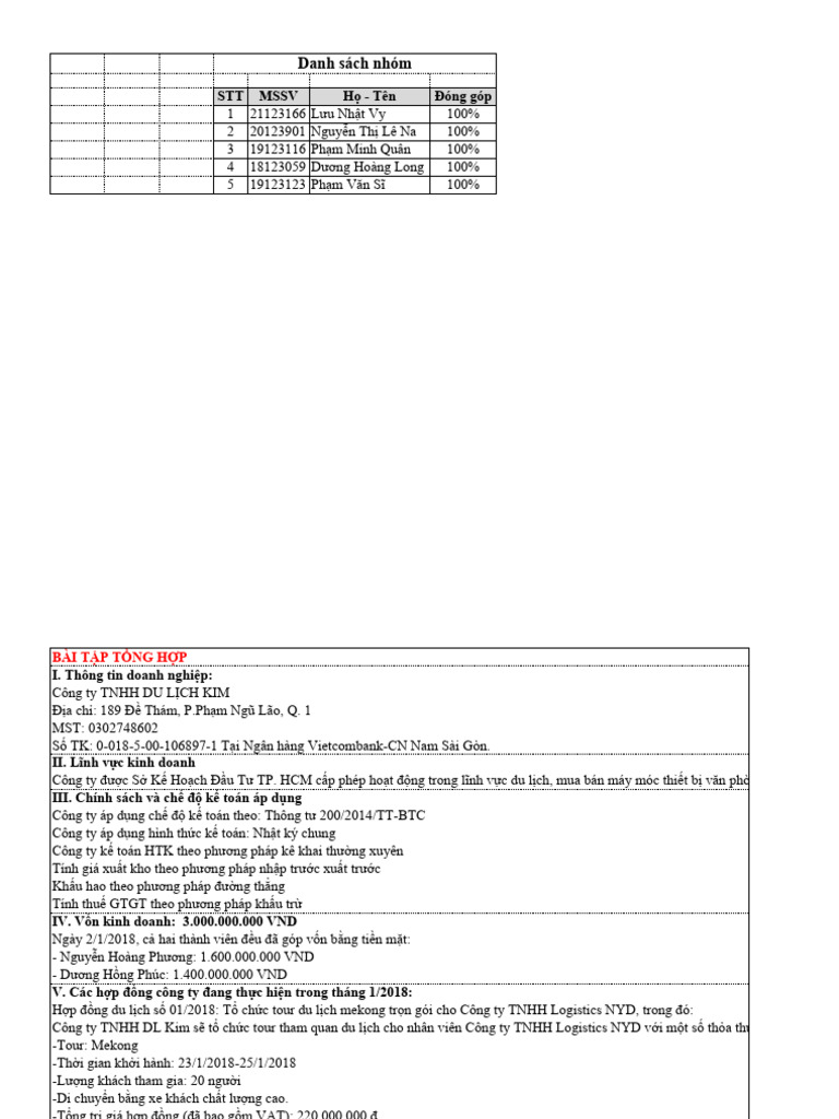 Chứng Từ Ghi Sổ | PDF