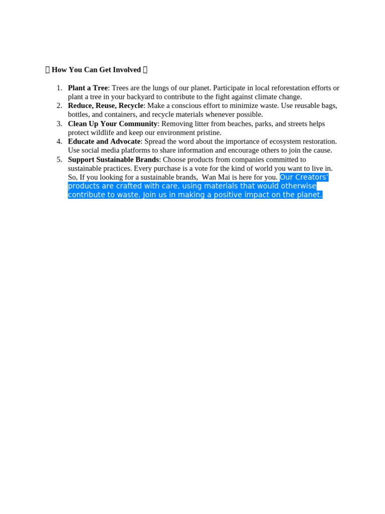 ? How You Can Get Involved ? | PDF