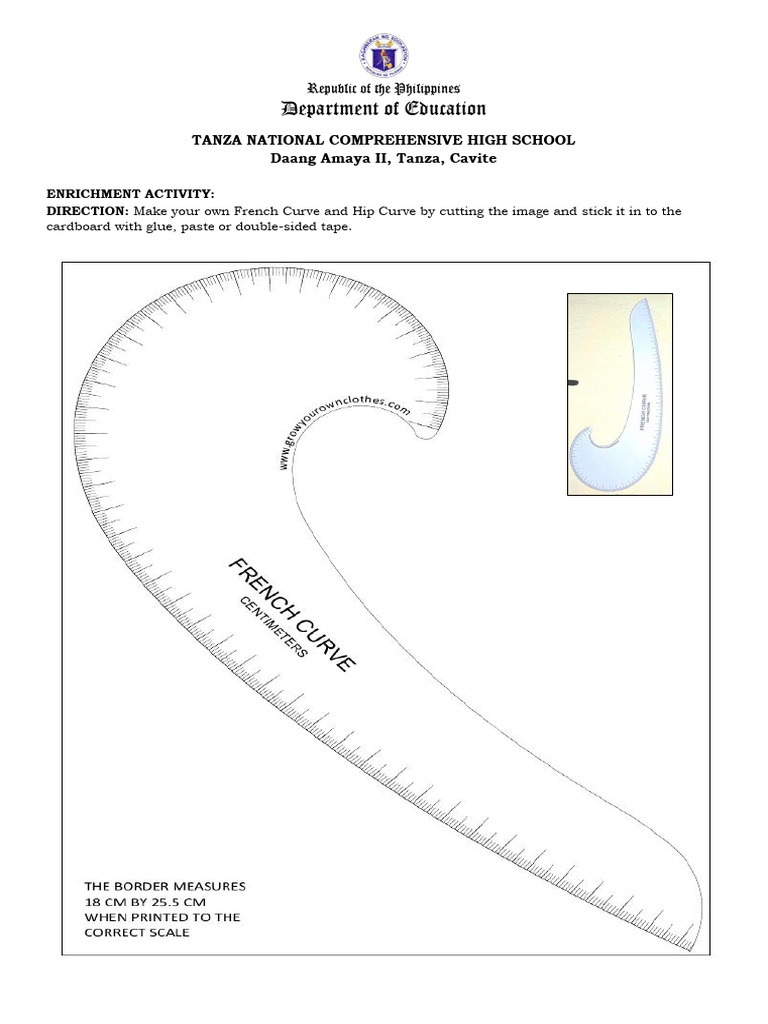 French Curve and Hip Curve | PDF
